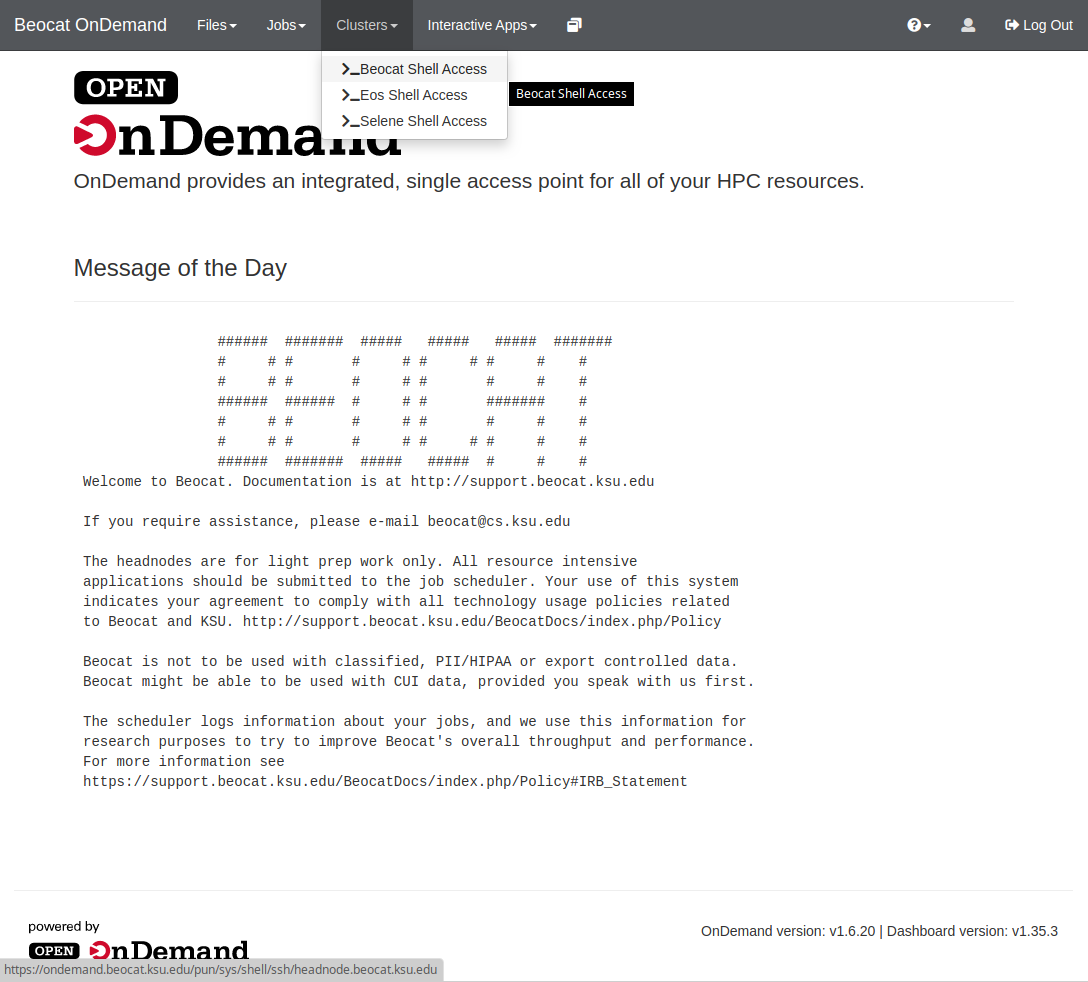 File:Ood Clusters Dropdown.png - Beocat